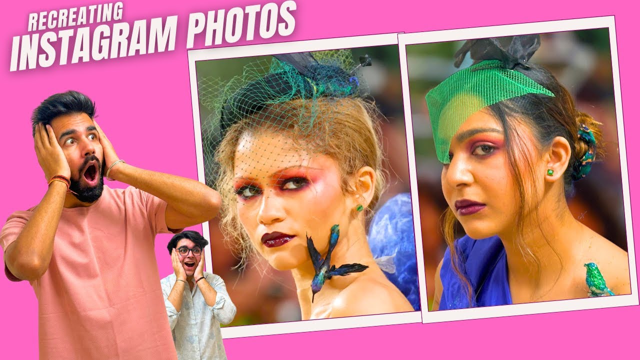 RECREATING INSTAGRAM PHOTOS Challenge | Rimorav Vlogs - YouTube