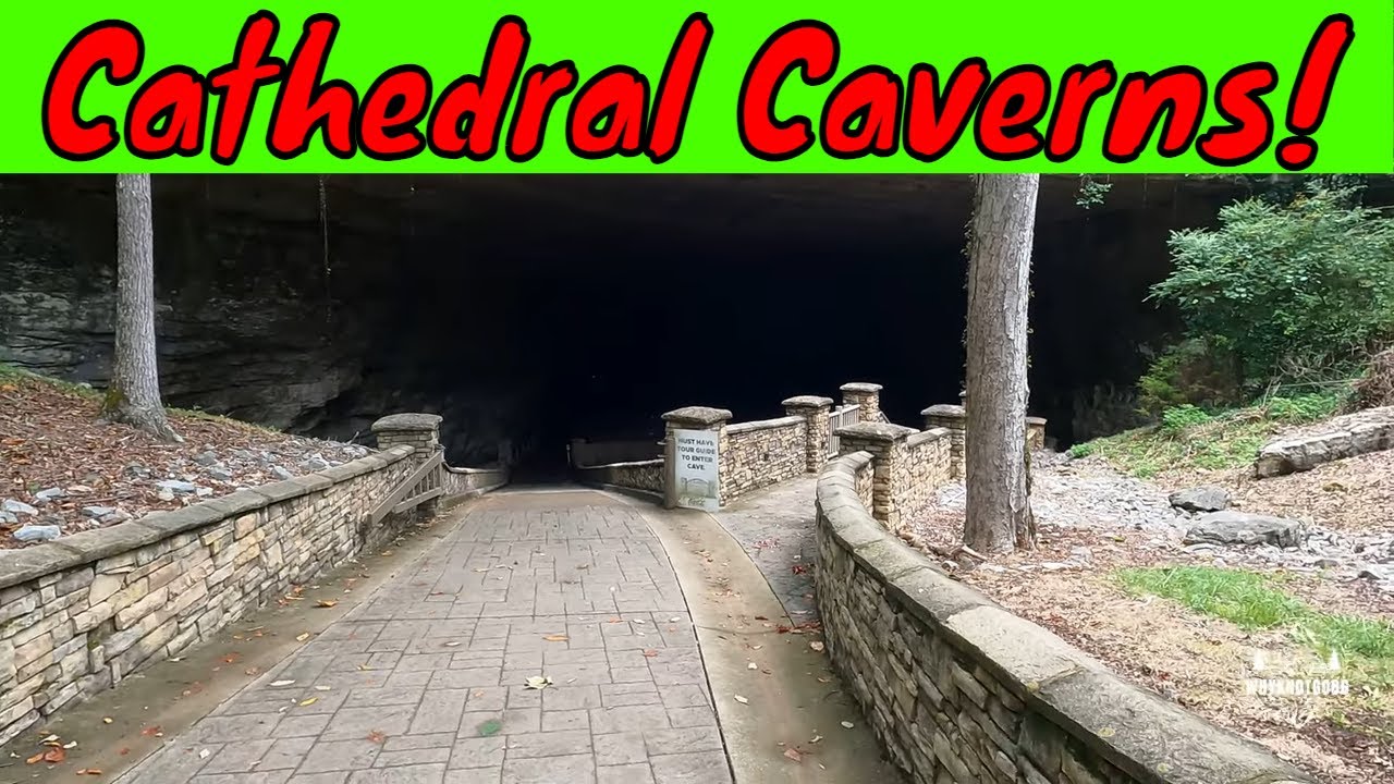 Cathedral Caverns Cave Tour - YouTube