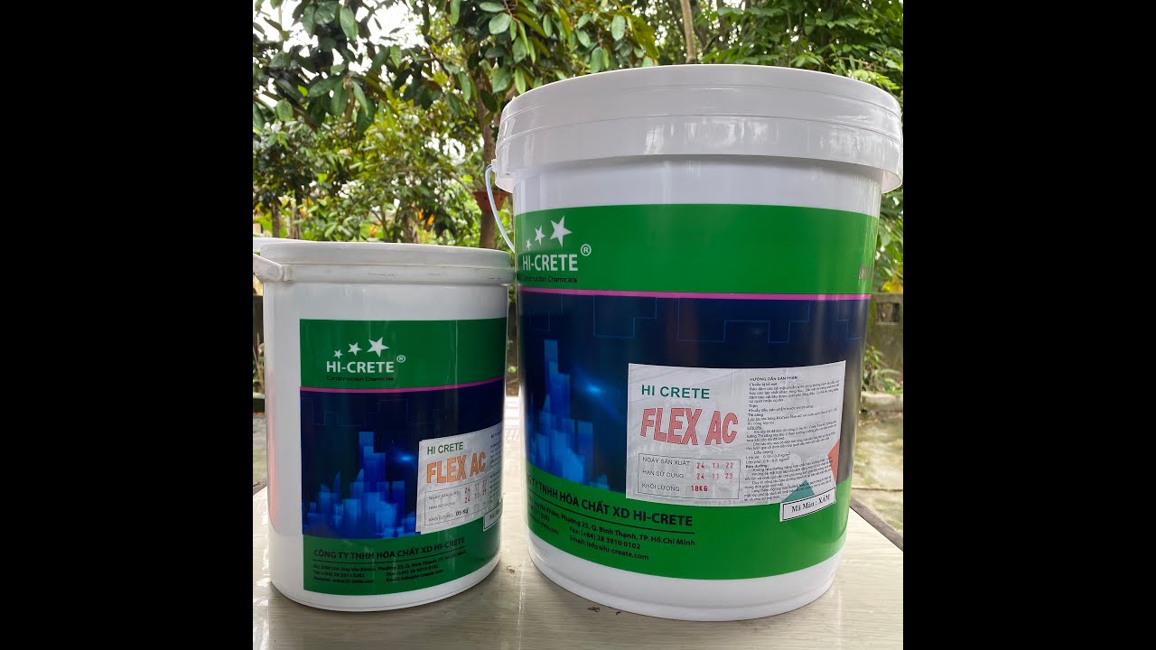 Chống thấm Hi-Crete Flex-AC, PU/Hướng dẫn thi công - YouTube