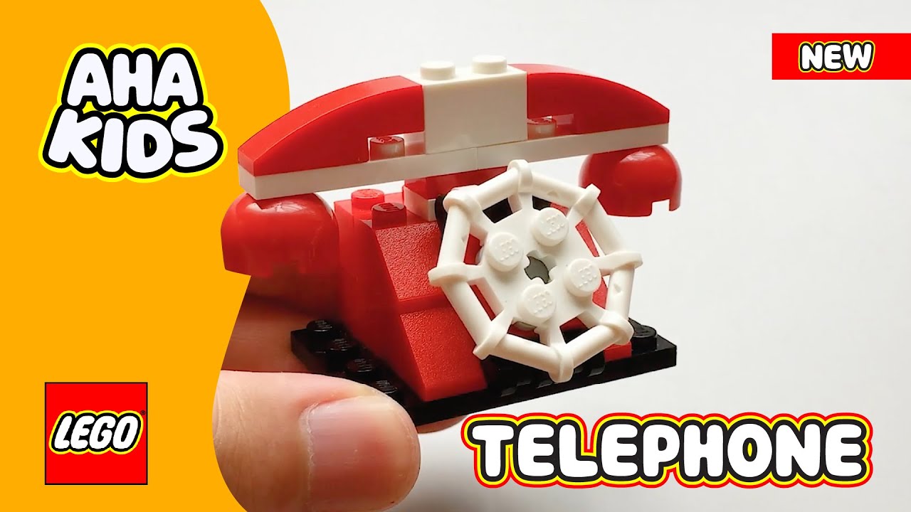 Lego Telephone Building Instructions - LEGO Classic How To Build - DIY ...