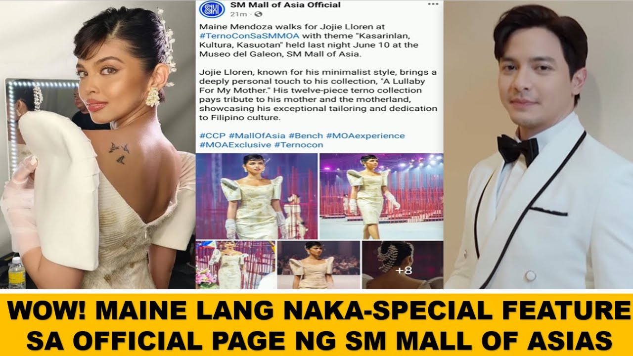 TALAGA NAMAN! MAINE NAKA-SPECIAL FEATURE SA OFFICIAL PAGE NG SM MOA ...