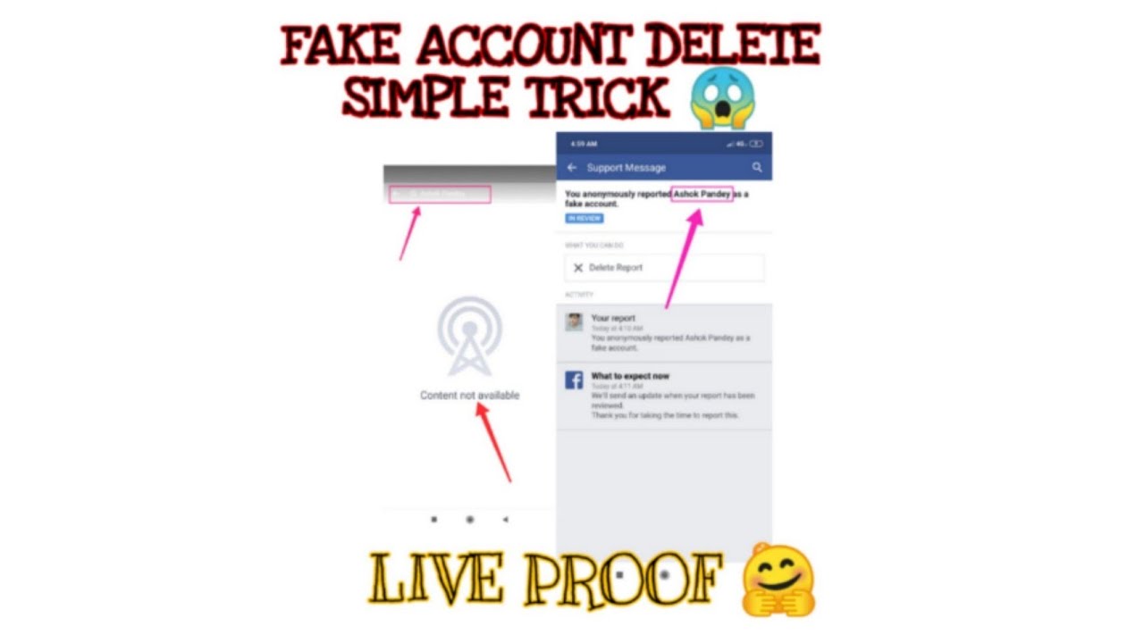 How To Report Facebook Account 2020 | How To Delete Someone Fake ...