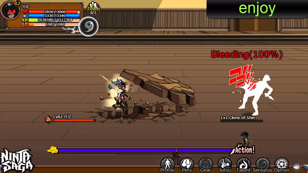 Ninja Saga-My top 10 best skills - YouTube