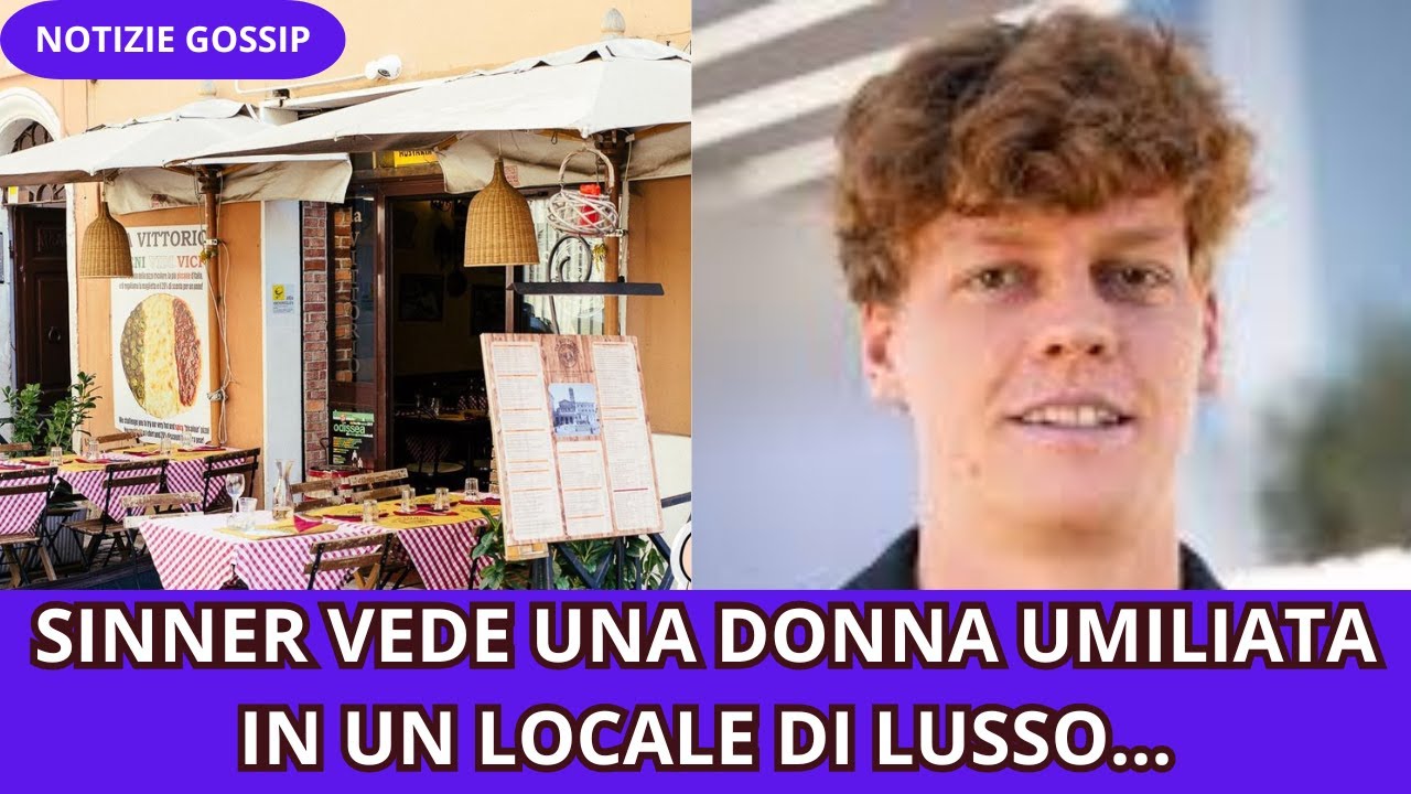 SINNER VEDE UNA DONNA UMILIATA IN UN LOCALE DI LUSSO... - YouTube