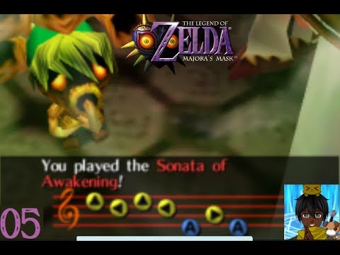 Lets Play Zelda Majora's Mask | Part 5 |the song of awakening - YouTube