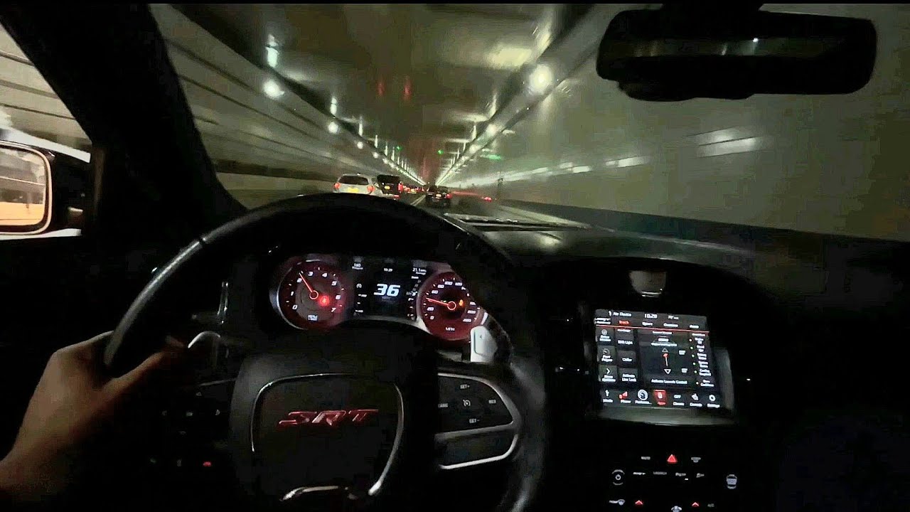 300 HELLCAT REDEYE SOUND UNDER TUNNEL!!! - YouTube