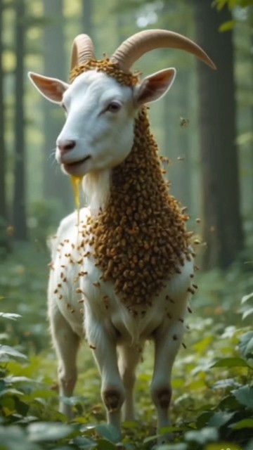 Goat Attacked by Bees 🐐😌 Rescue Mission Begins #goat #rescue #shorts ...