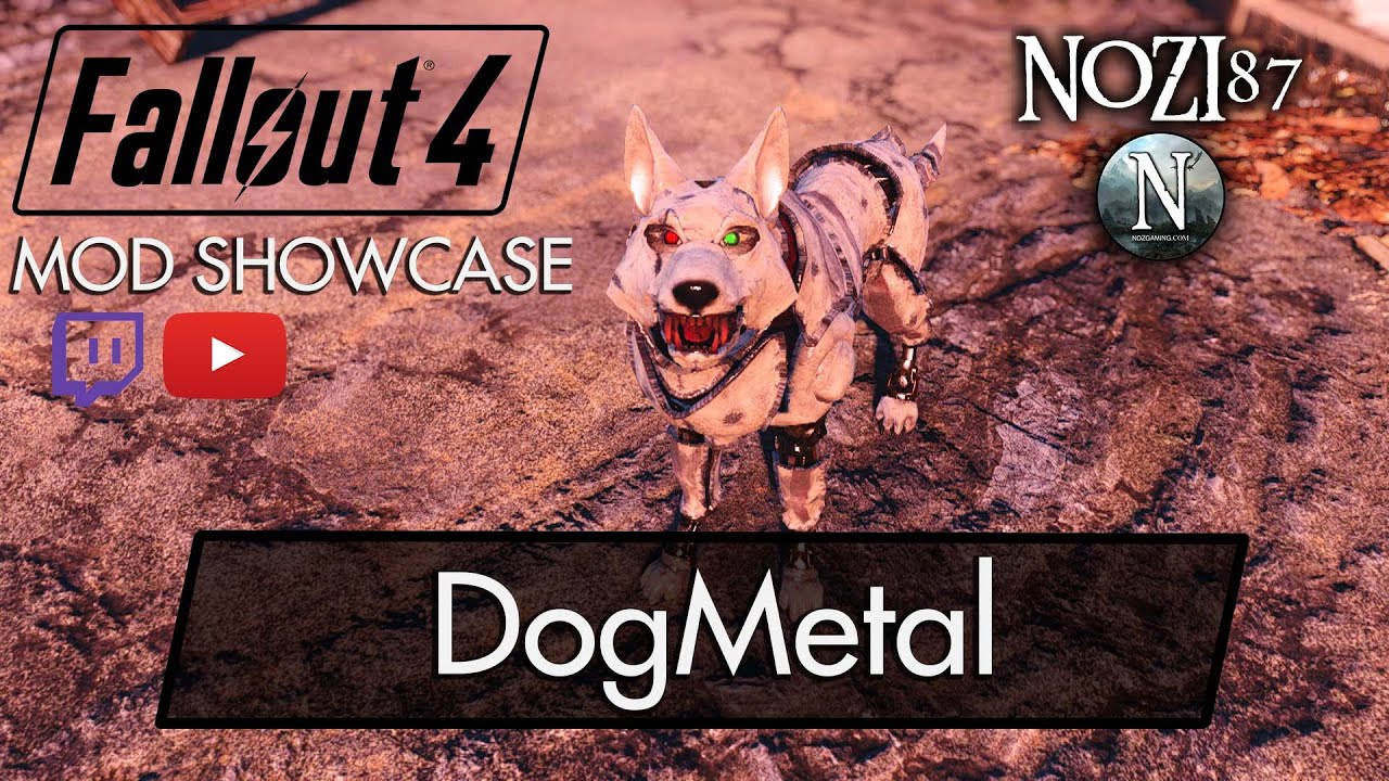 Fallout 4 Mod Showcase: DogMetal DogMeat Robot by Dlx - YouTube