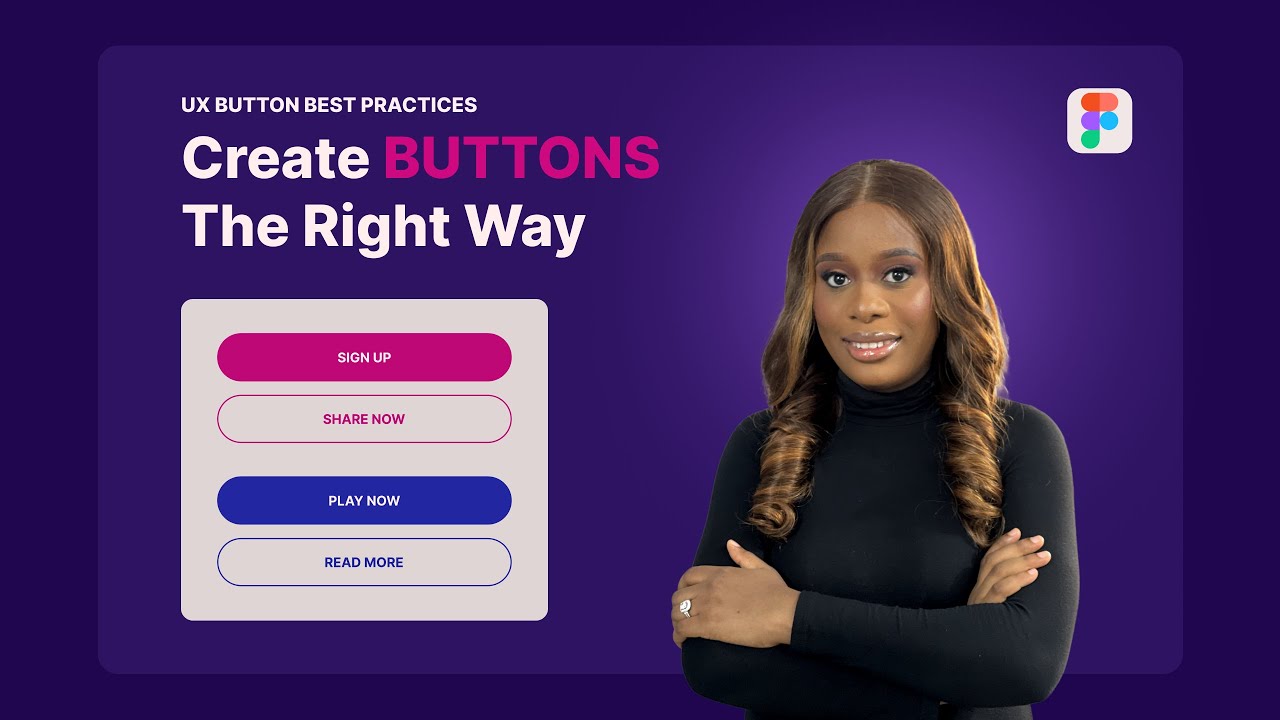 UX Buttons Best Practices | Learn UI Design: Ux Design Tips - YouTube