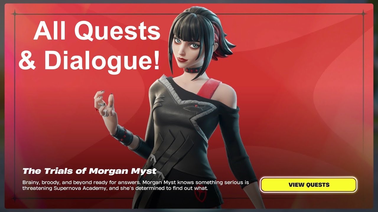 How to do All the Trials of Morgan Myst Fortnite story quests in Under ...