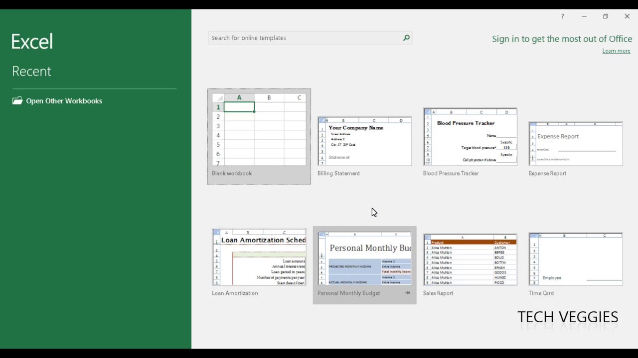 An Introduction To Ms Excel Part 1 Tech Veggies Youtube