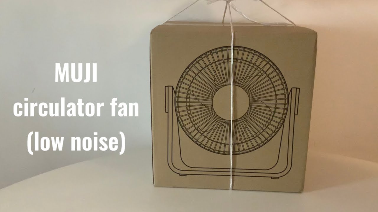MUJI circulator fan unboxing & first use (silent, no music) - YouTube