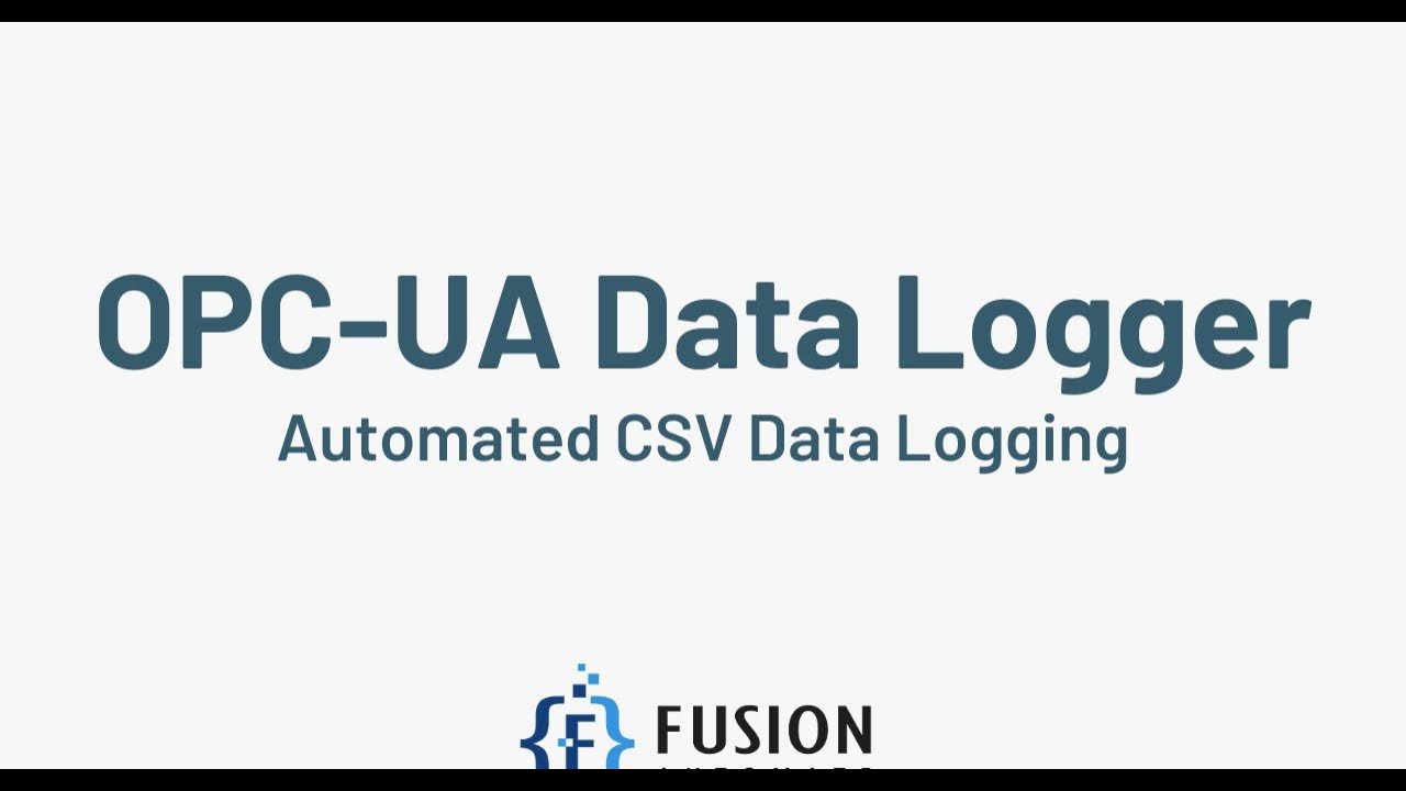 OPC-UA Data Logger | Automated CSV Logging | - YouTube