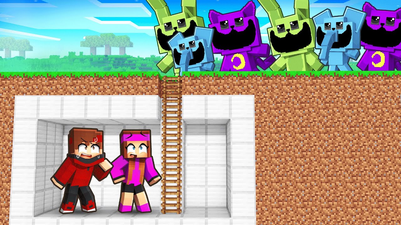 CAT NAP Mutant vs Bunker ULTRA Sécurisé sur Minecraft ! - YouTube