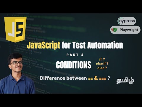 JavaScript Conditions | if, else, else if in Tamil | JavaScript for ...
