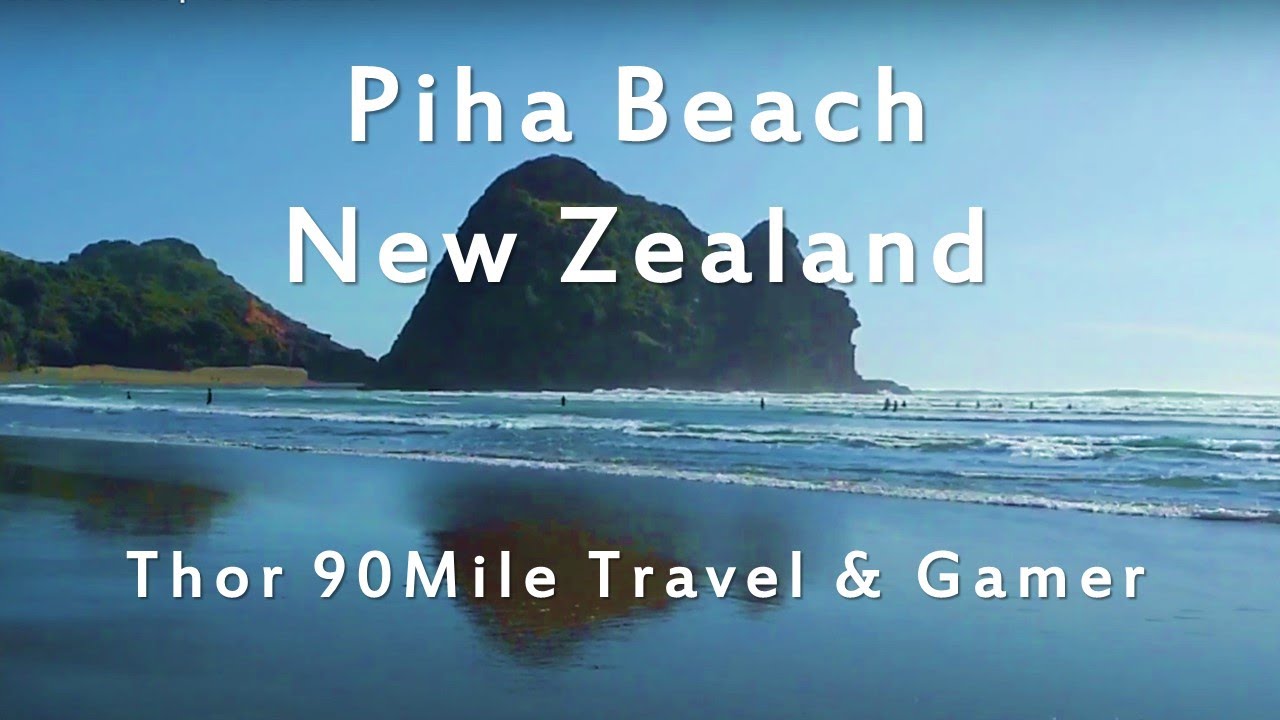 Piha Beach | North Island | New Zealand - YouTube