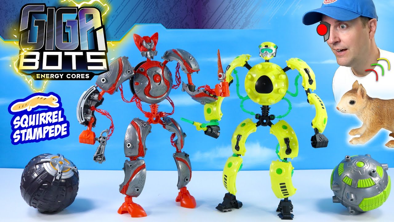 GIGA BOTS Energy Cores Origins Series 1 How to Build Review - YouTube