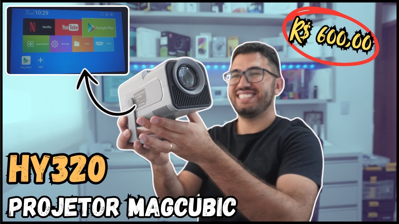 Projetor Magcubic HY320 - O Projetor FEBRE da INTERNET - Veja antes de ...