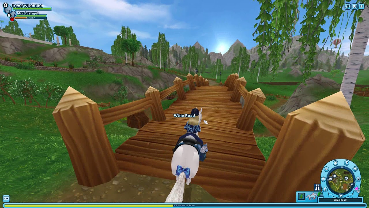 how to get to a riding hall... star stable - YouTube