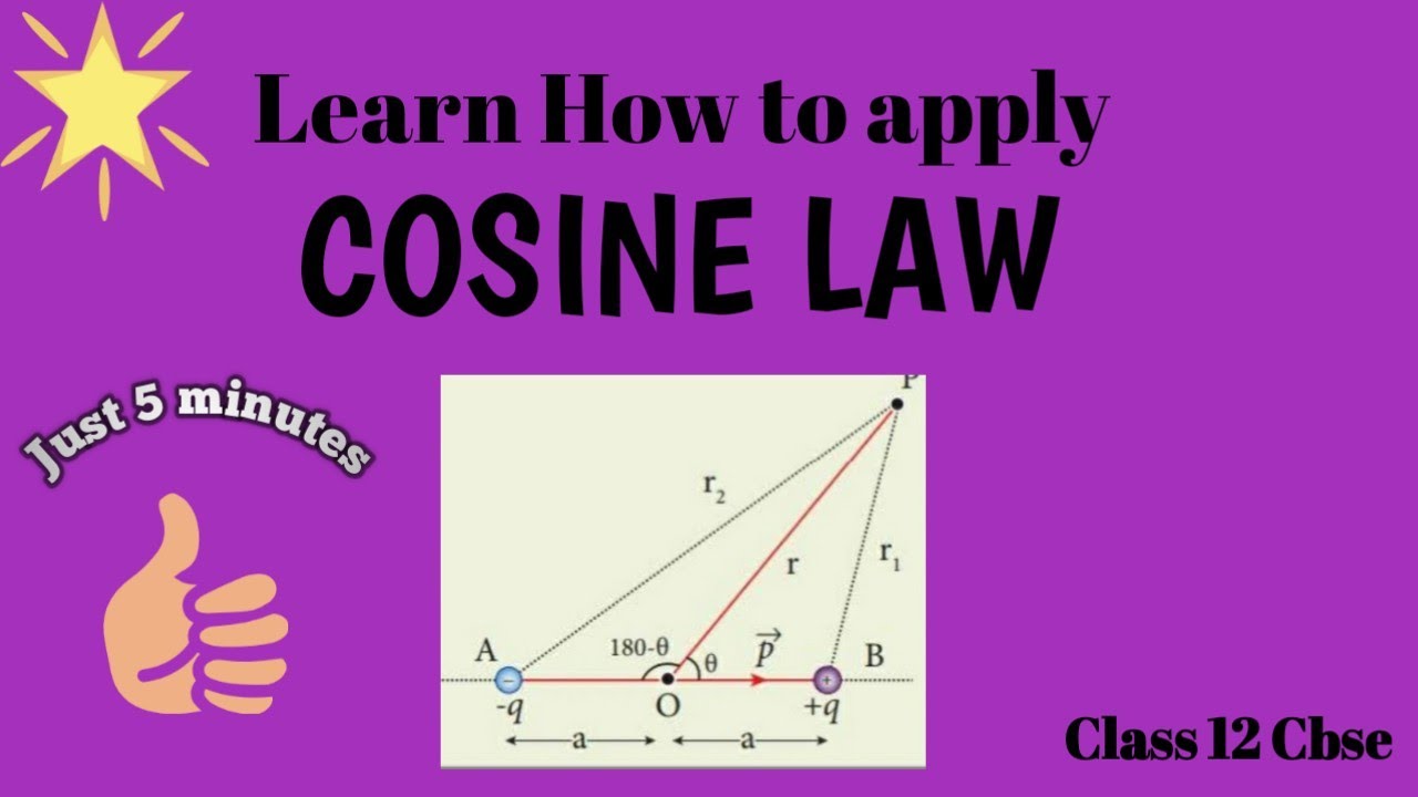 #How to apply Cosine Law in physics || In Just 5min || class 11 & 12 ...