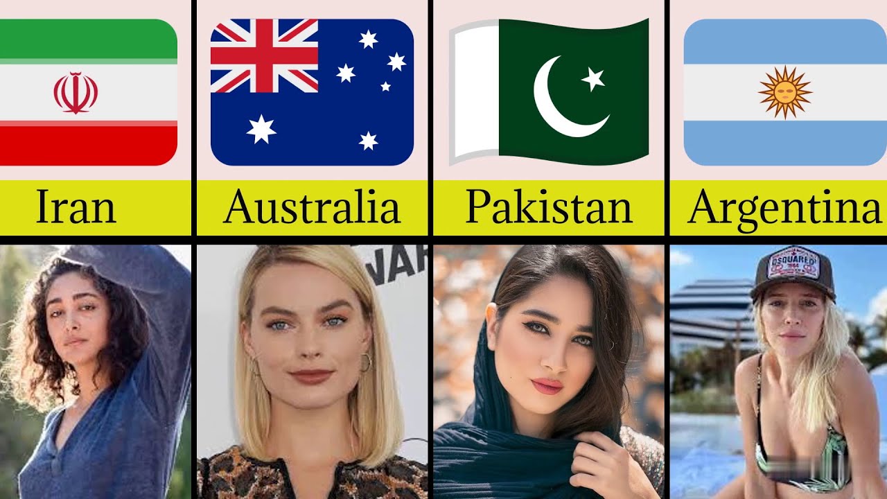 Most Beautiful Women From Different Countries | Beautiful Women in 2024 ...
