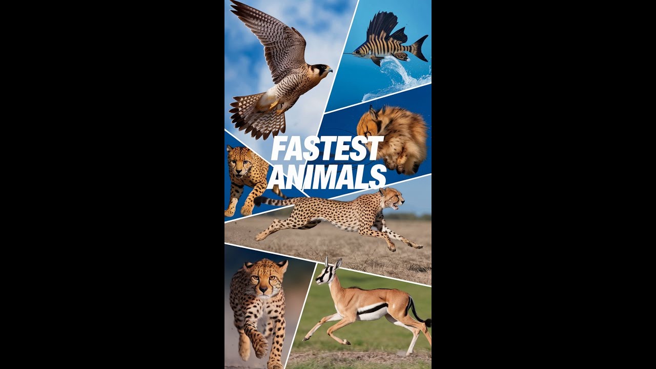 TOP 5 FASTEST ANIMALS IN THE WORLD | FACTS REALME | #viral#trending # ...
