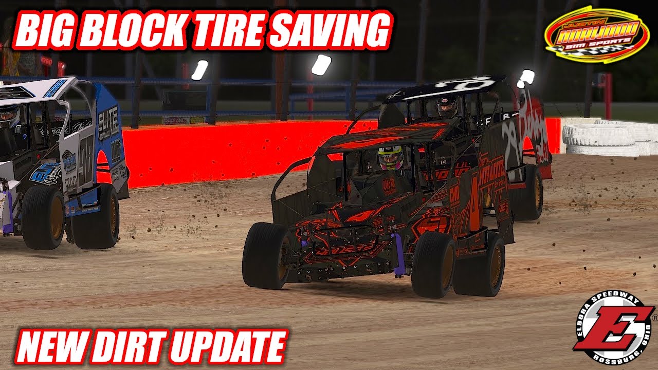 Saving Tires In The Big Block | iRacing Dirt Update - YouTube