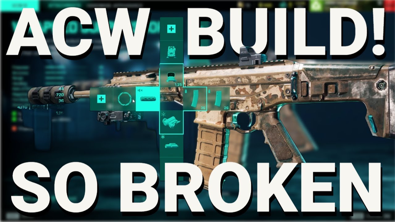 ACW Build Guide! This Is The Best Gun Right Now (Actually CRACKED ...