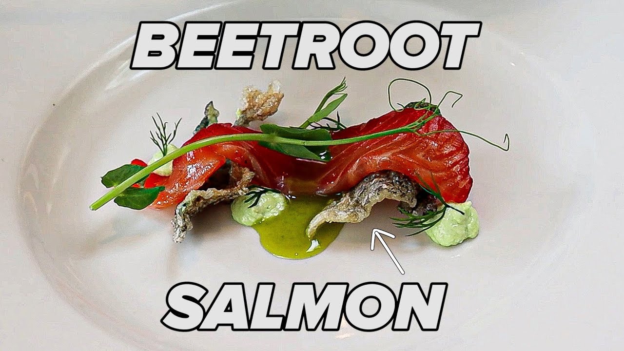 Fancy Beetroot Cured Salmon - Gravlax Recipe - YouTube