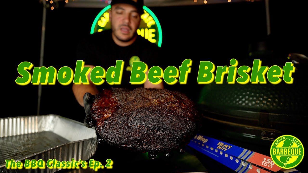 How to trim and smoke whole beef brisket - The BBQ Classics Ep. 2 | GardenStateBBQ - YouTube