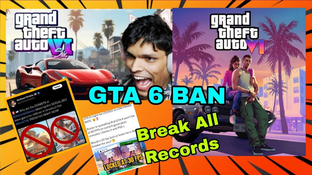 GTA 6 Ban !🔥🔥 Big Update | Mithpat Review On GTA 6 Trailer 🔥🔥 | Rip All ...