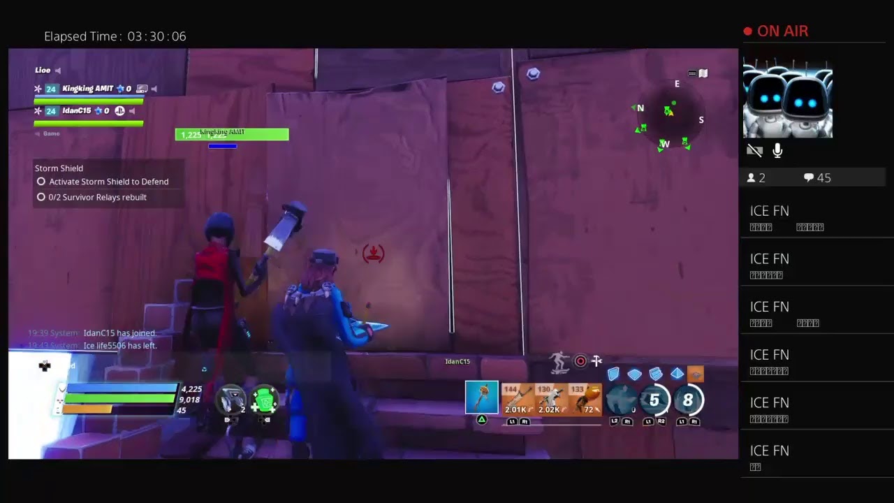 live FORTNIT save the world dropox 144 epic liordery - YouTube