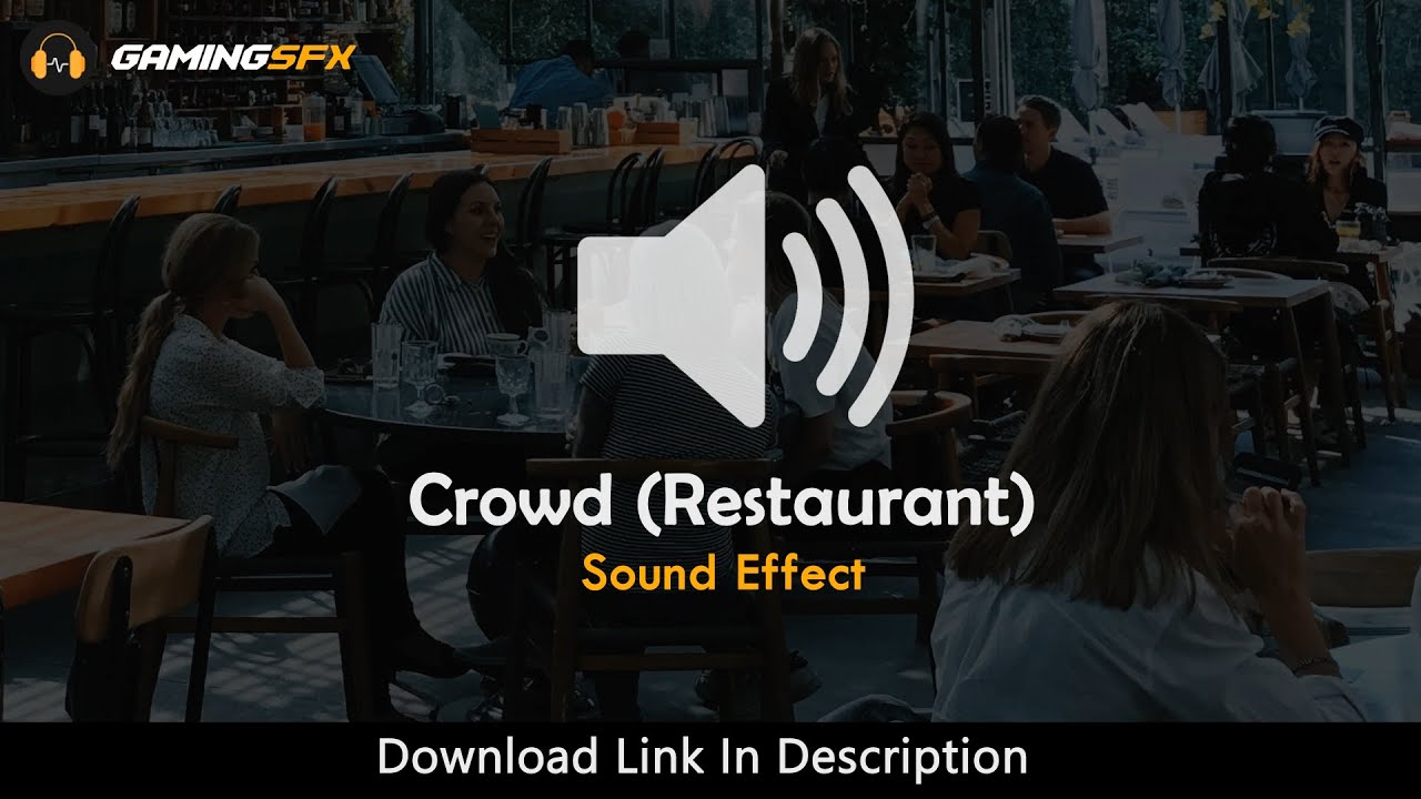 Crowd at Restaurant - Sound Effect [Copyright Free] - YouTube