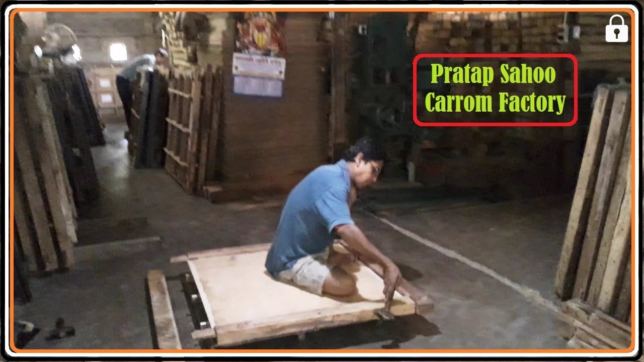 pratap sahoo carrom factory - YouTube