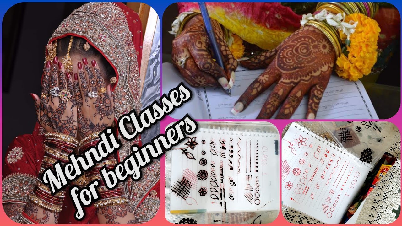 Mehndi Classes Day1: how to learn Heena Mehndi Designs for Beginners ...