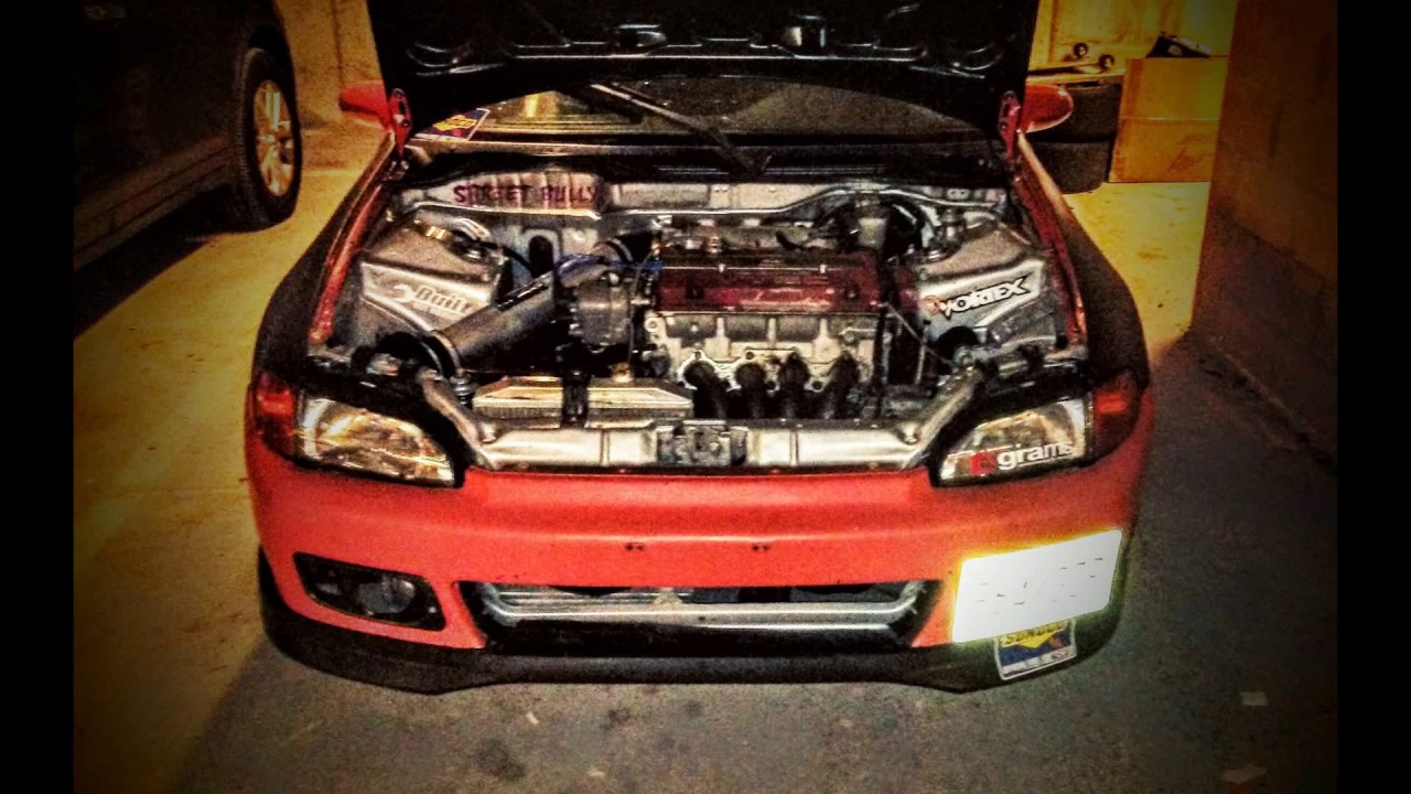 All Motor H22A Euro R EG Hatch Test Hit - YouTube
