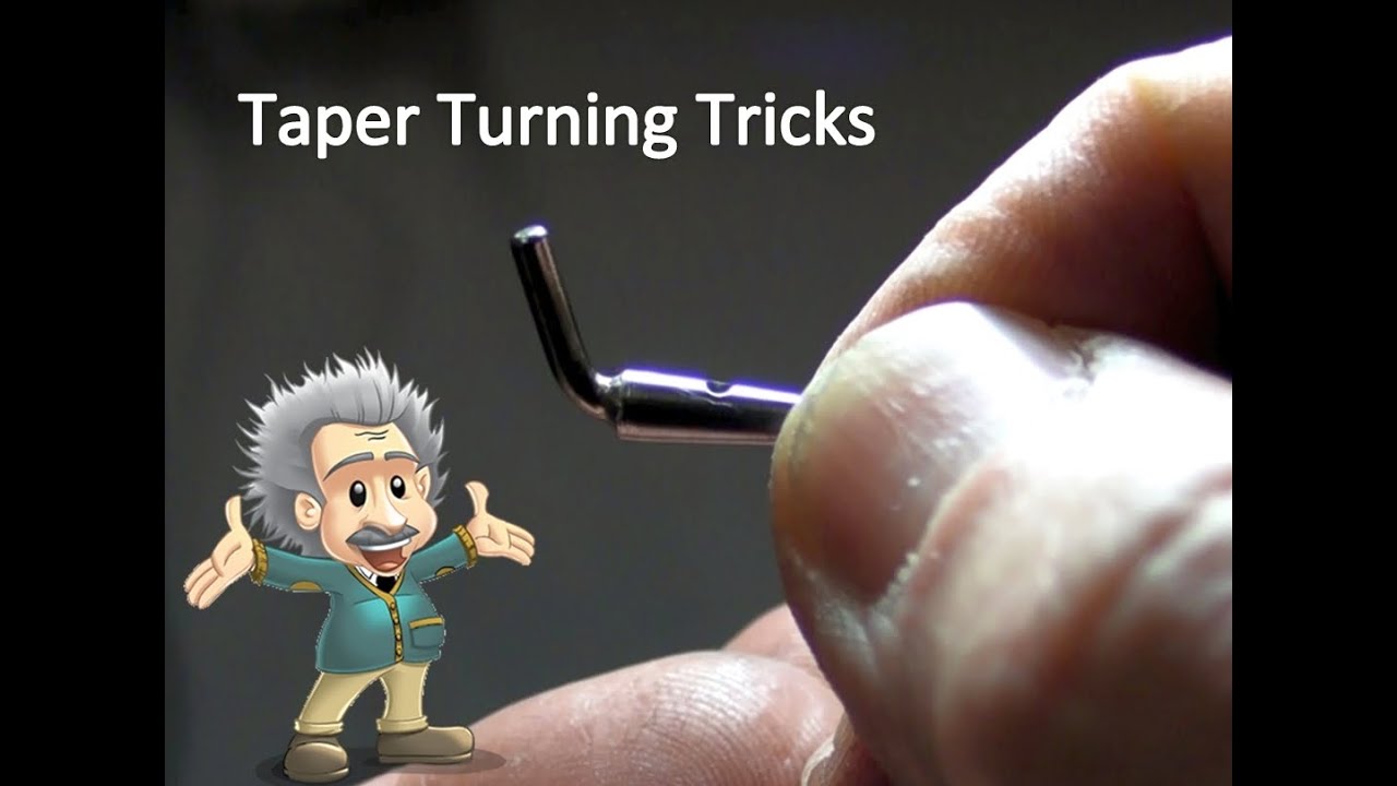 Tips for turning big and small tapers - YouTube