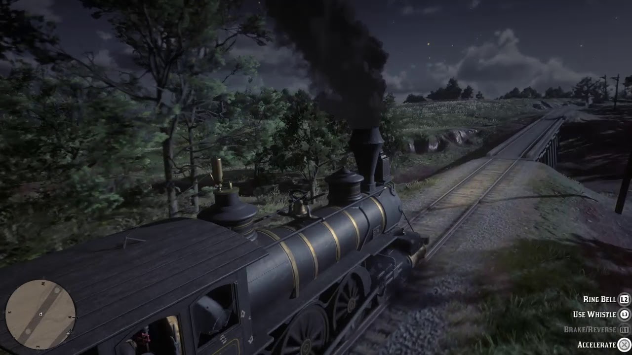 Red Dead Redemption 2 Train Driving - YouTube