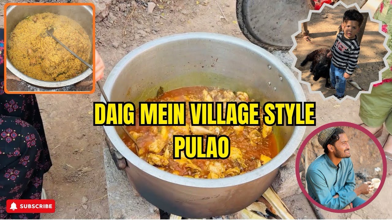 Village Life Cooking | Chicken Pulao in Daig - YouTube