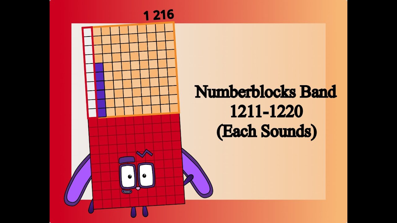 Numberblocks Band 1211-1220 (Each Sounds) - YouTube