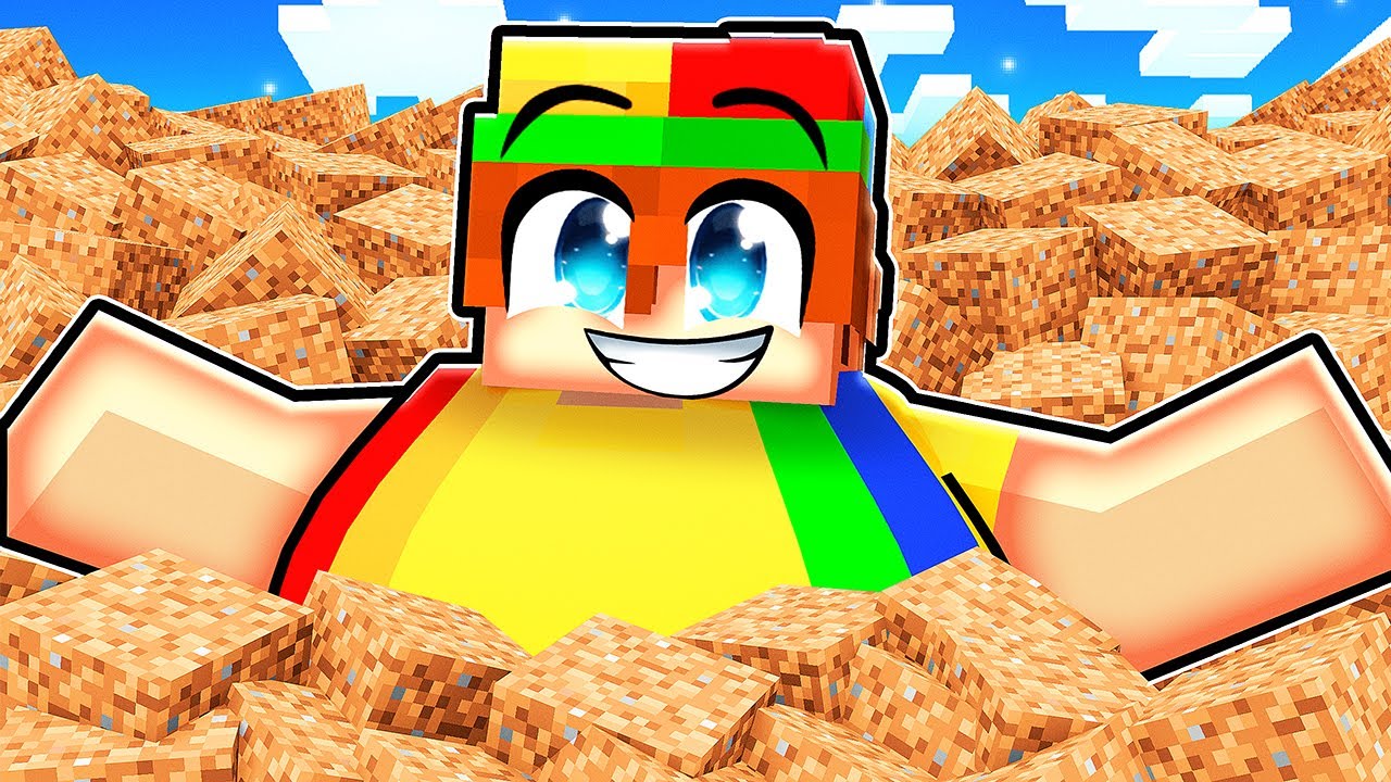 Minecraft but Johnny Eats 1,000,000 Blocks! - YouTube