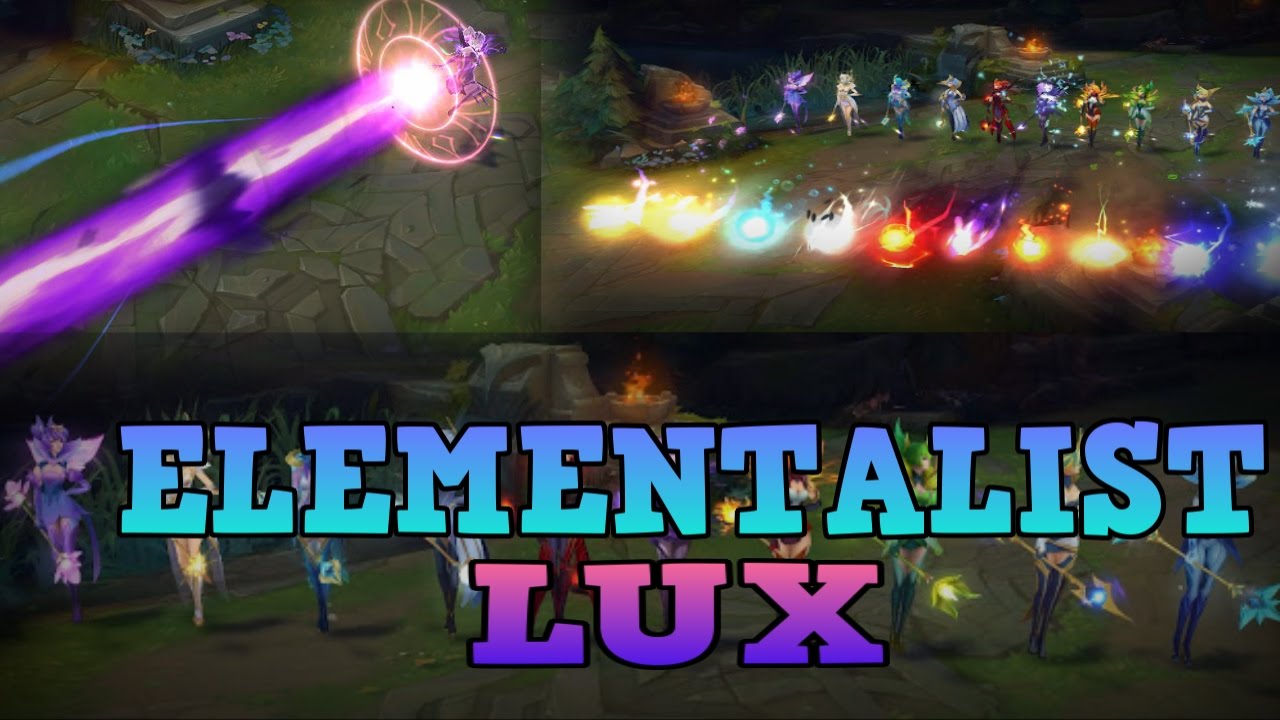 ELEMENTALIST LUX ULTIMATE SKIN FULL GAMEPLAY One For All 2016 League of ...