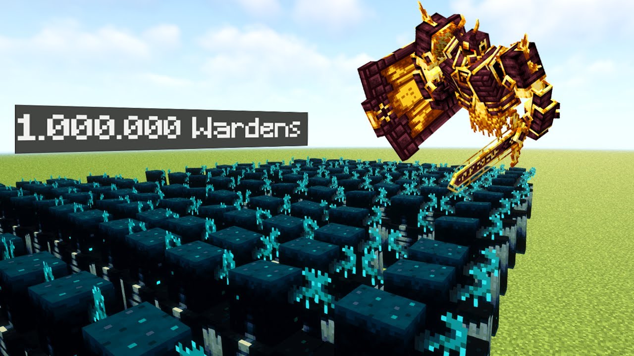 Strongest Mobs of Every Mods vs 1,000,000 Wardens - Minecraft Mob ...