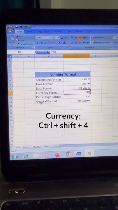 Save these quick shortcut for formatting all your numbers within excel #shortcut #tricks # ...