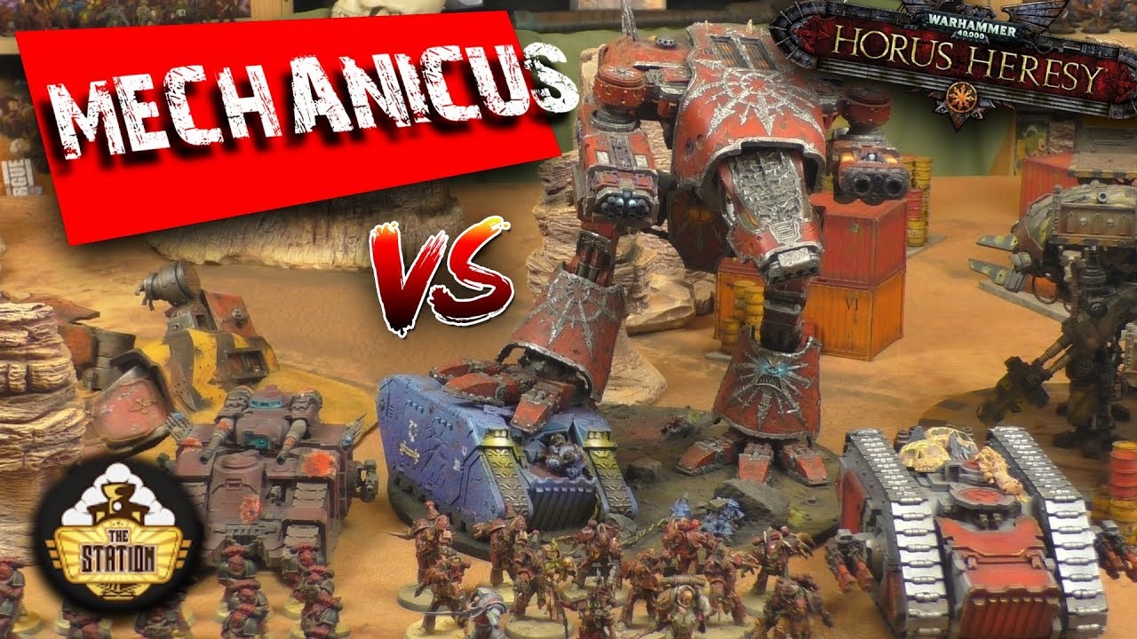 Репорт | Warhammer 40k | Horus Heresy | Mechanicus VS Word Bearer - YouTube