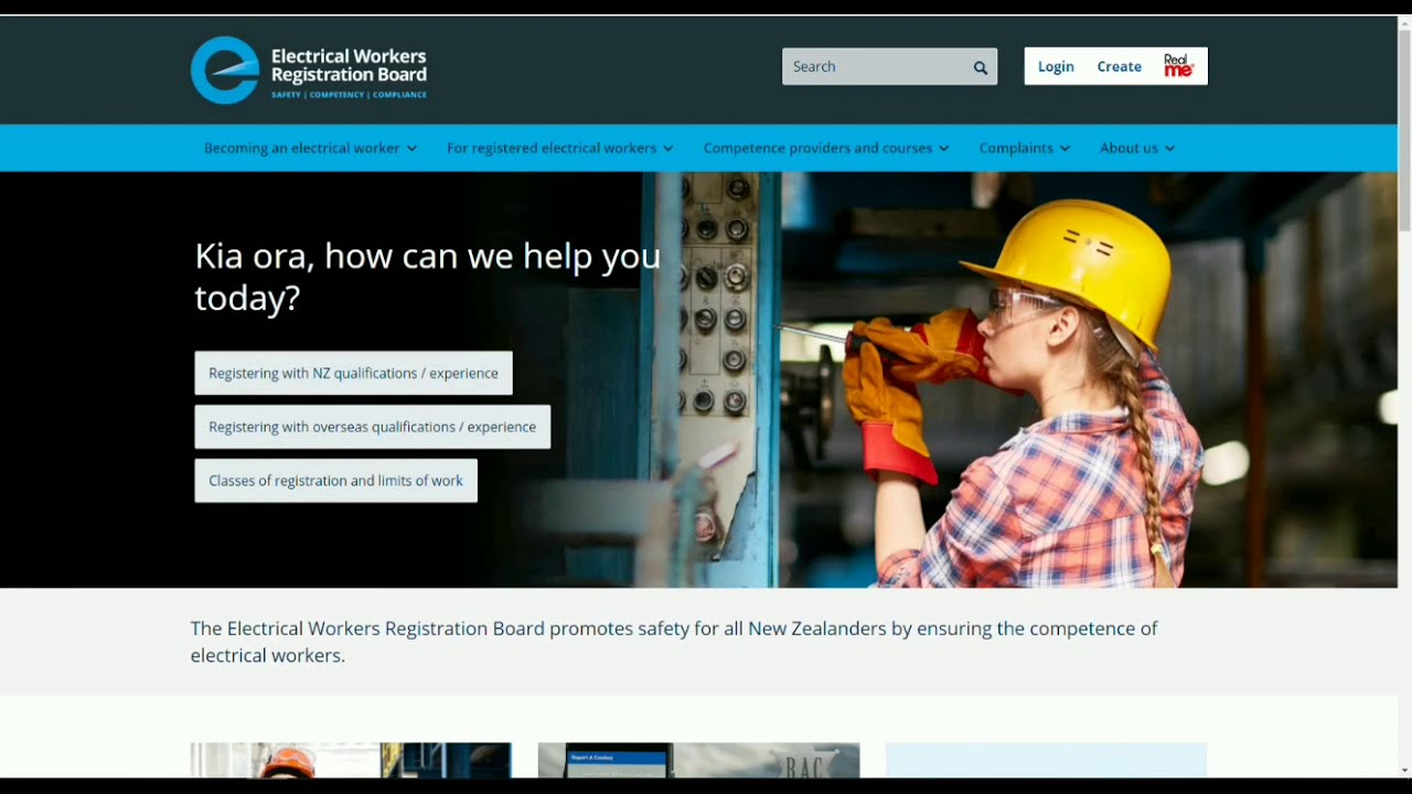 How to registion in EWRB(Oversea) NZ web site 海外電工註冊前評審申請 - YouTube