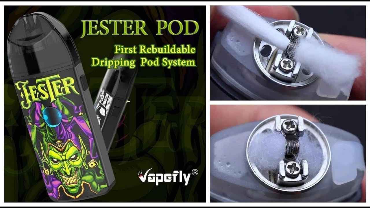 Vapefly Jester Rebuildable Pod Kit Unboxing - YouTube