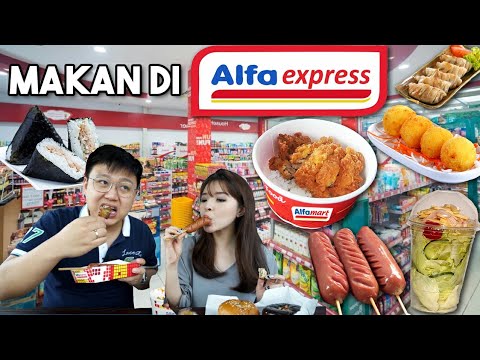 MAKAN Di ALFAMART EXPRESS !! MURAH SIH, TAPI... - YouTube