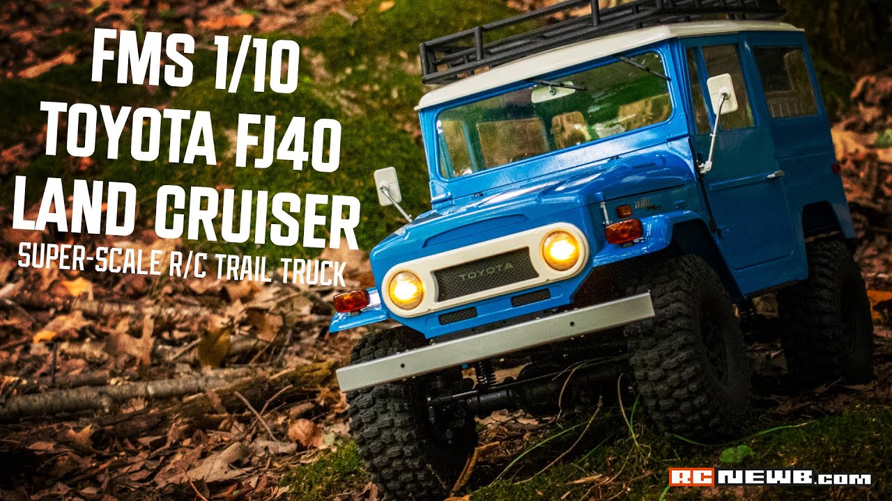 First Drive: FMS 1/10 Toyota FJ40 Land Cruiser RS - YouTube