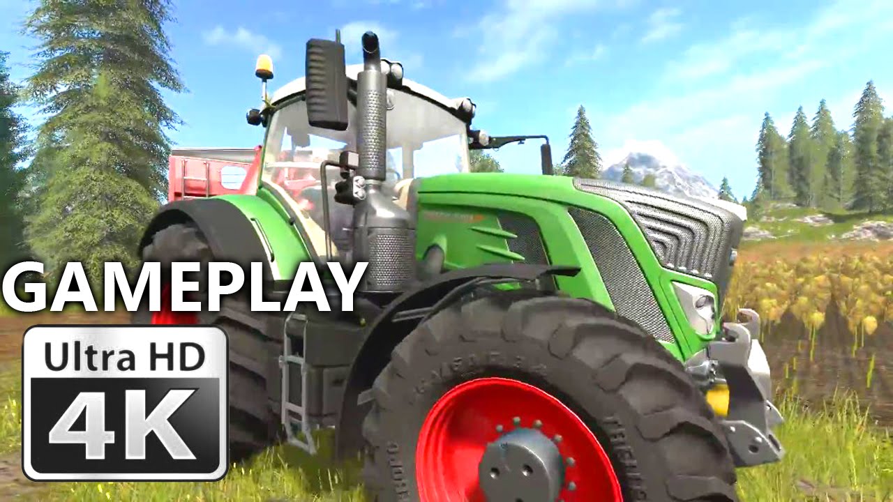 Farming Simulator 17 First Gameplay 4K : From Seeds to Harvest - YouTube